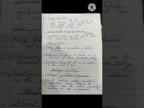 Meaning,definition,objects and advantage of filing|#shorts
