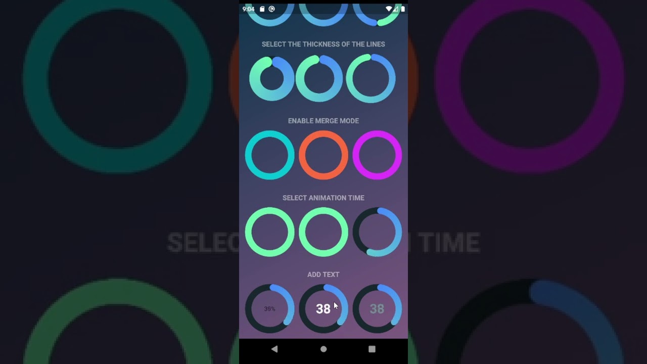 Flutter. Simple circular progress bar.