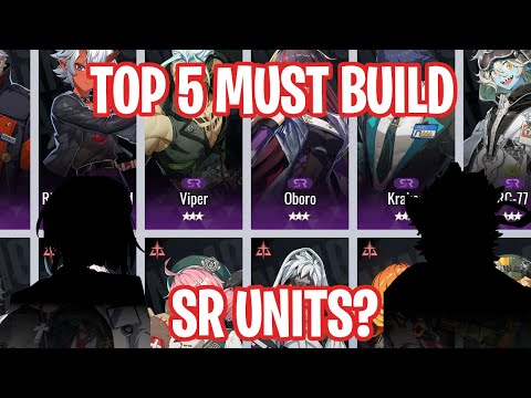 TOP 5 SR UNITS! BEST F2P CHARACTERS? [Etheria: Restart]