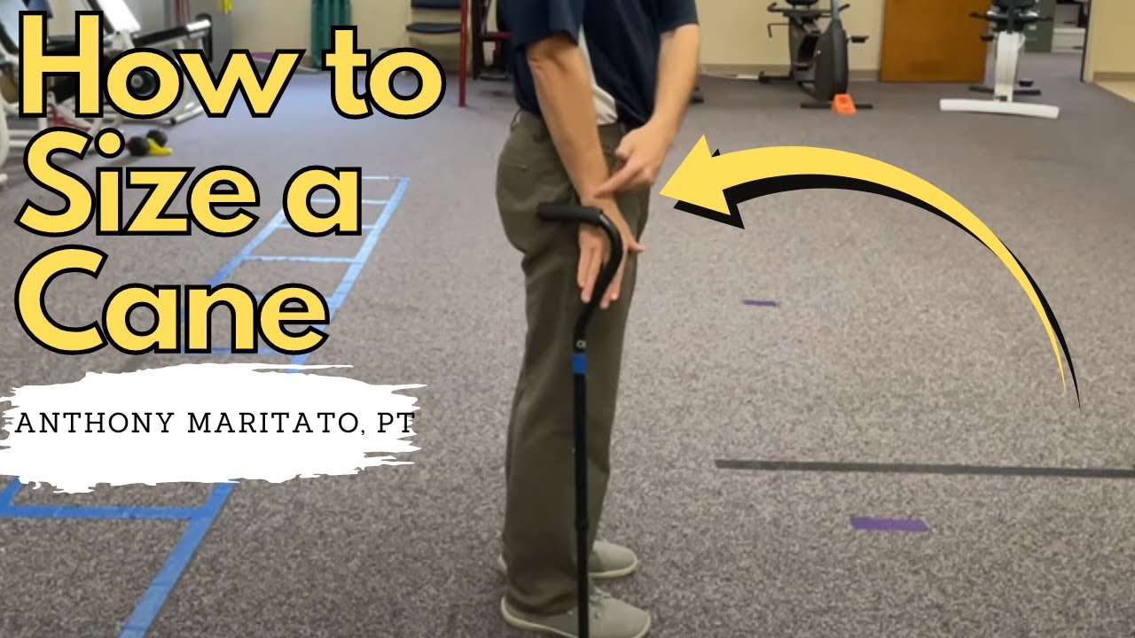 How to Size and Use a Straight Cane