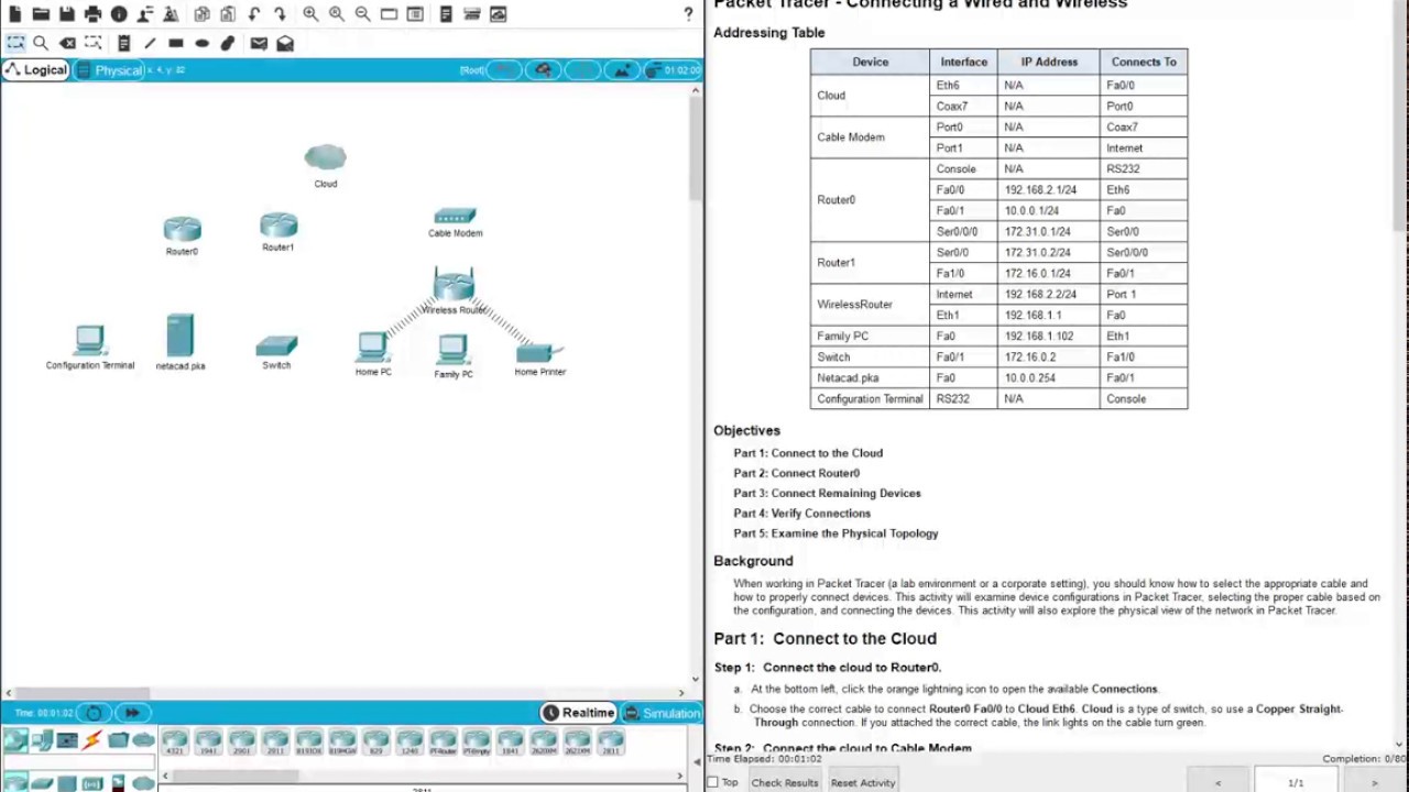 4.2.4.4 - Connecting a Wired and Wireless LAN