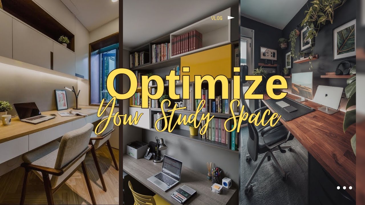 Optimize Your Study Space | Stylish Study Room Design & Decor Ideas!