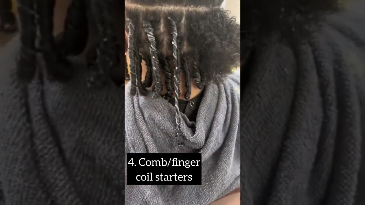 The 6 different types of starter locs #shorts #naturalhair #hairtips