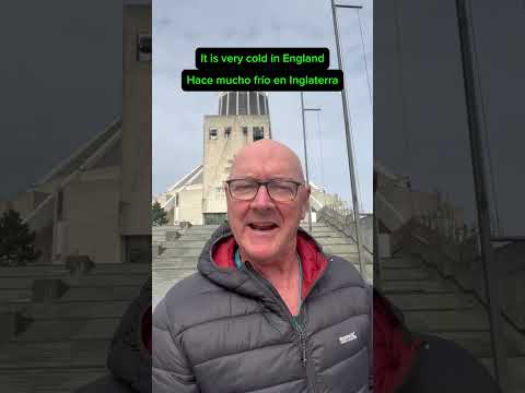 Learn Spanish -| #shorts | IT IS VERY COLD IN ENGLAND in Spanish | #Youtubeshorts | Spanish Lessons