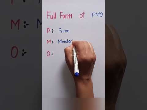 Full form of PMO #important #fullform #gk #gyaan #trending #shorts