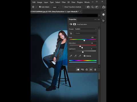 How to Change Background Color in Photoshop #photoshop