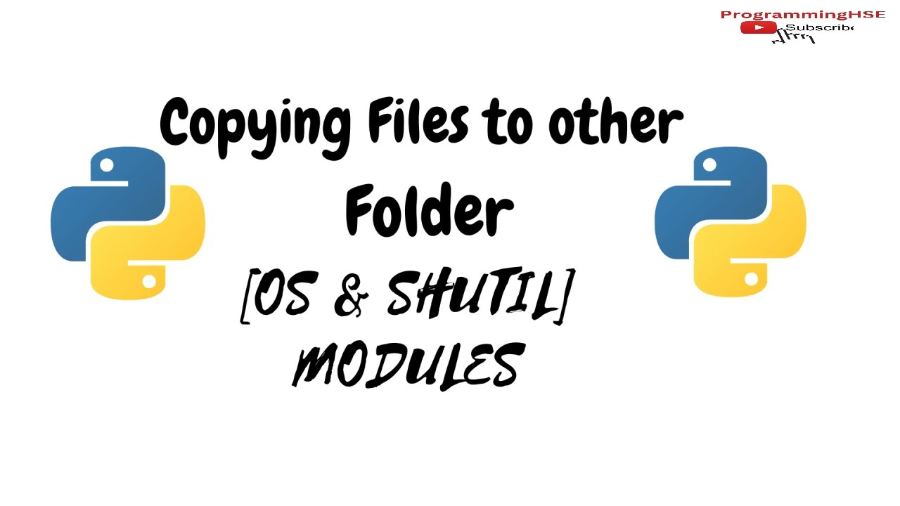 Copy file using Python | Python shutil module | Os module explained