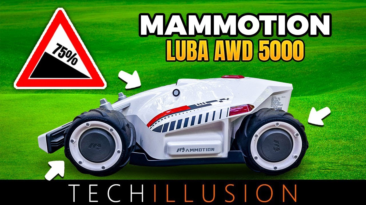 🔥WILL IT MAKE THE 75% SLOPE?!🧐😱 - Mammotion Luba AWD5000 robotic mower extreme test!