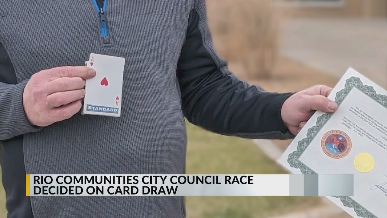 Rio Communities City Council race decided by card draw