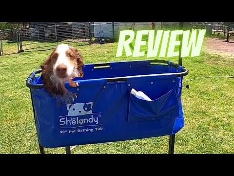 Shelandy Outdoor Dog Bathtub