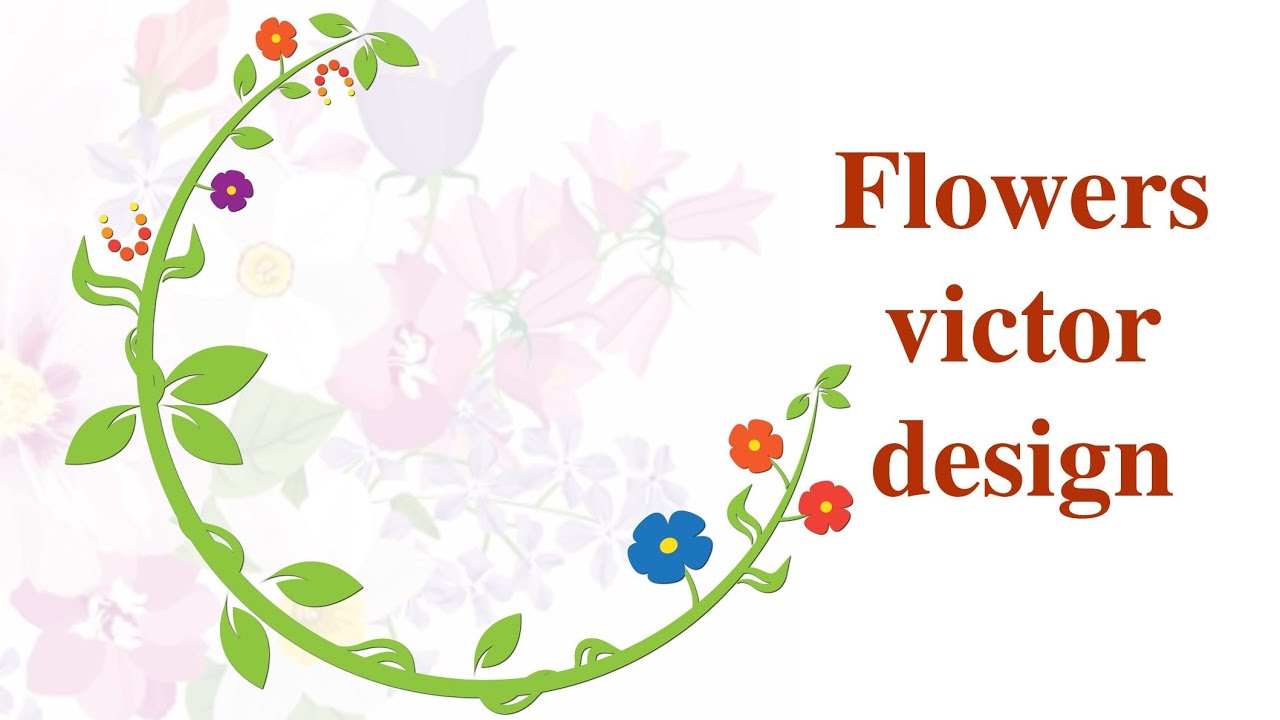 Flower design Victor graphic
