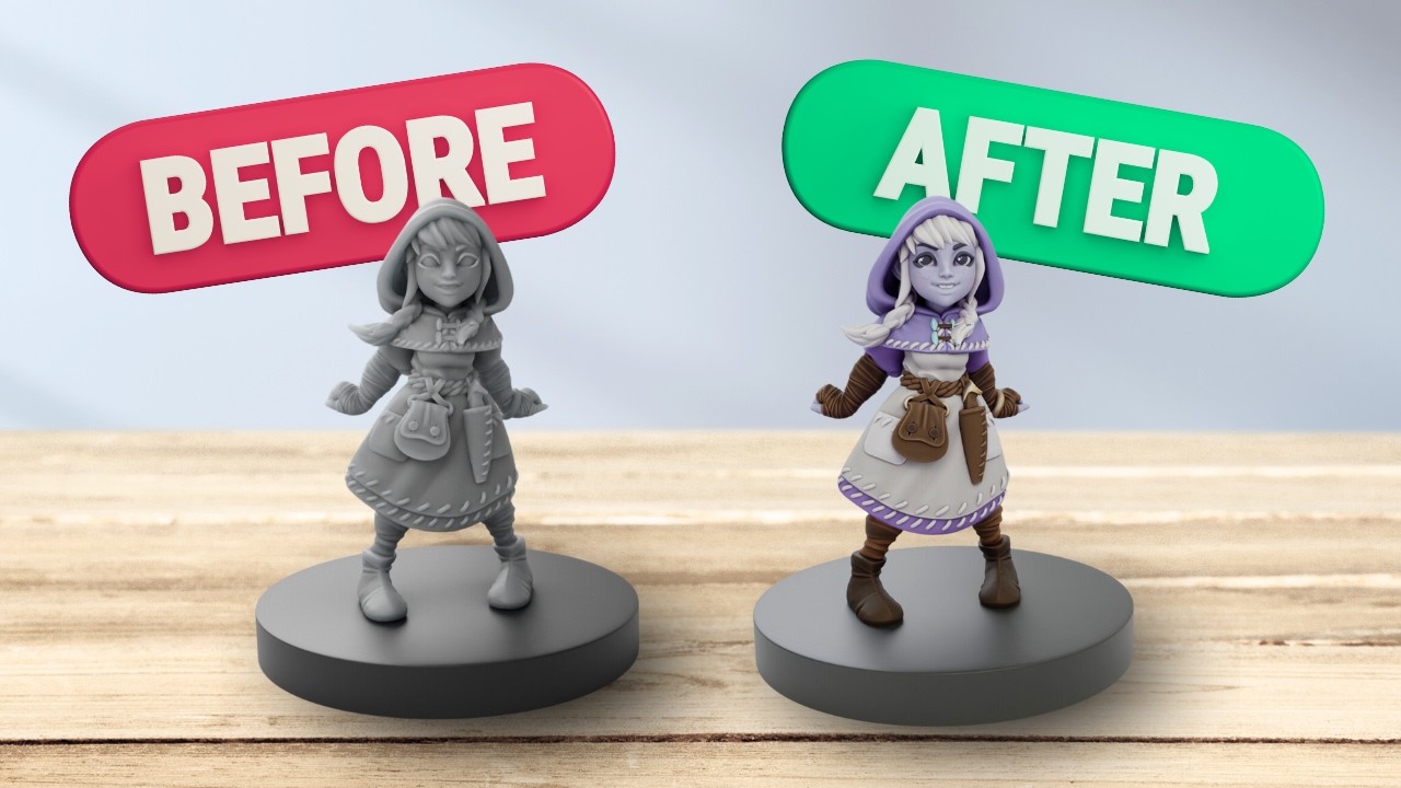 Let's paint my custom D&D character mini!