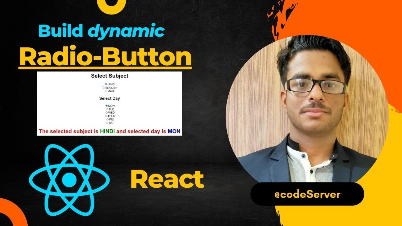 Creating Dynamic Radio Buttons in React: A Step-by-Step Guide #reactjs #react #reacts #radiobutton