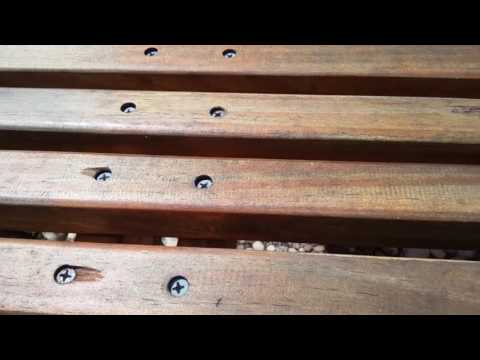 Sikkens Cetol SRD wood stain after 6 months in Florida