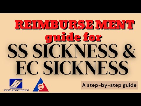 Paano ang reimbursement ang SS Sickness at EC Sickness Online sa SSS