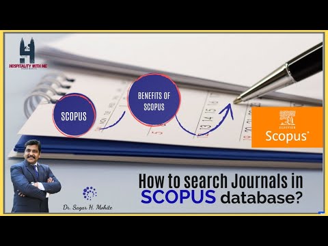 How to search Journals on SCOPUS Database?