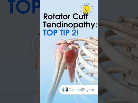 Rotator Cuff Tendinopathy: Top Tip 2! A simple tip to apply to your next patient! #rotatorcuff