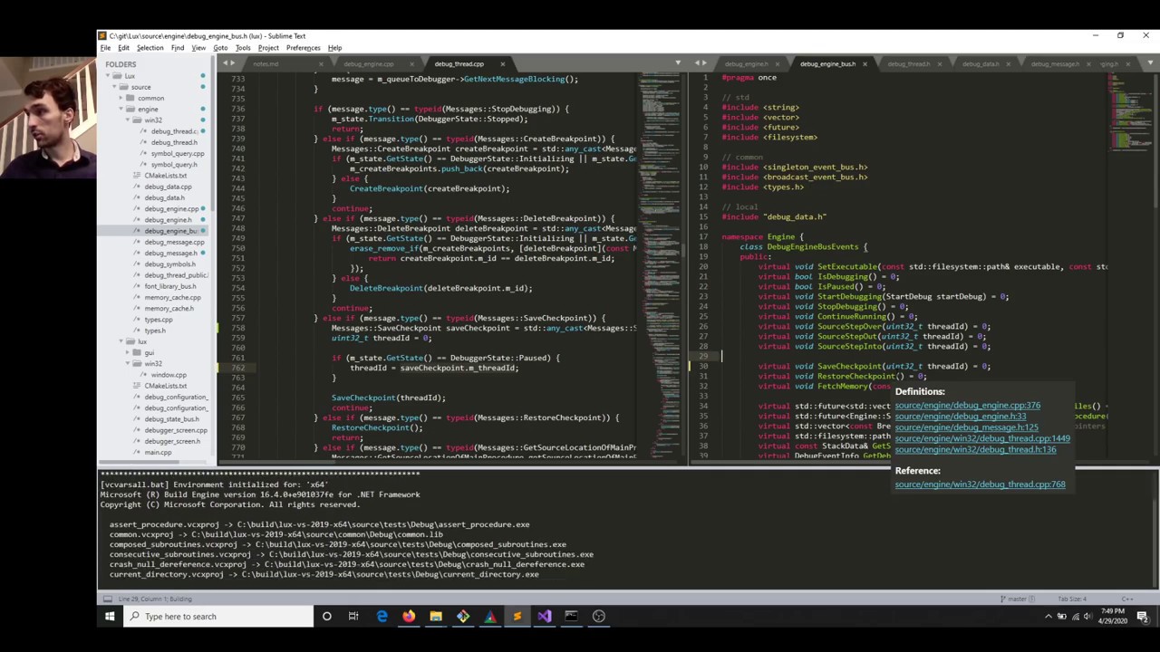 Debugger Programming 3: Debug thread state rework part 2