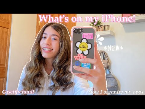Whats on my iPhone SE! *NEW phone* aesthetic iOS 15 setup! Casetify haul