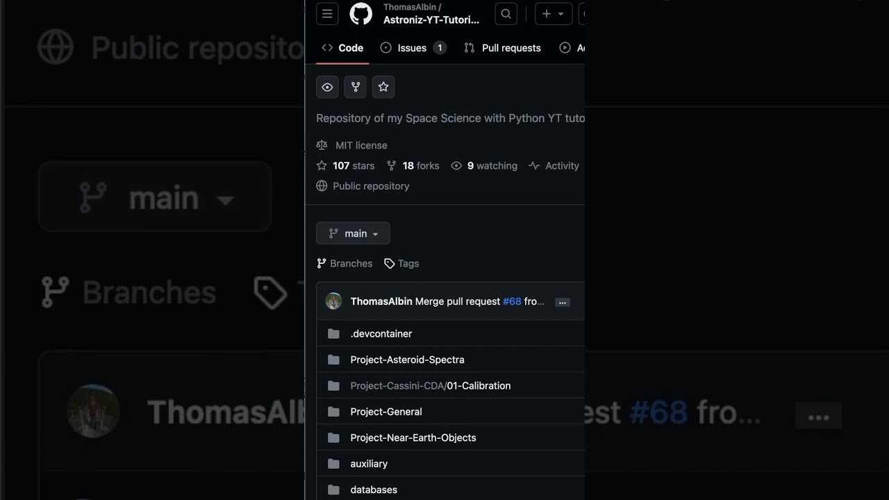 Space Science with Python - Repository Clean-Up!