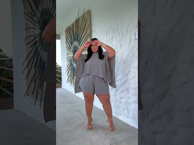 CONJUNTO DE SHORT PLUS SIZE HELLENA | LA PLUS