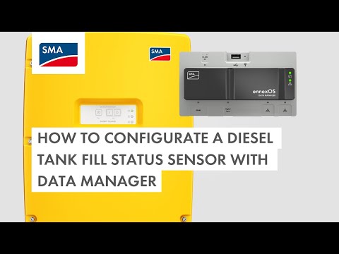 How to configurate a diesel tank fill status sensor with Data Manager