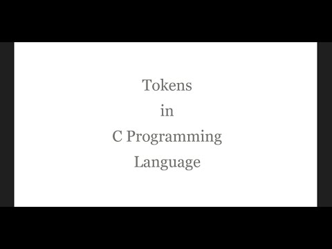 Tokens in C Programming Language | Keyword I Identifier | Constant | String | Operator | Punctuator