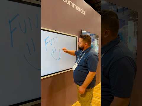 Samsung Interactive Pro digital whiteboard | CEDIA Expo