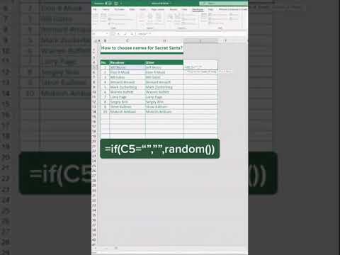 How to Choose Names for Secret Santa and Gifts Part - 01 #Shorts