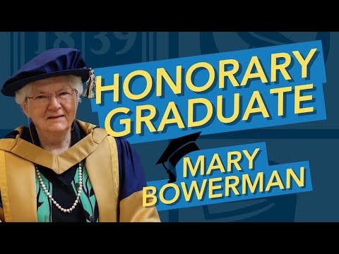 Mary Bowerman receives an Honorary Doctorate of Arts | University of Chichester