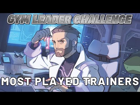 20 Most Played Trainers in Gym Leader Challenge