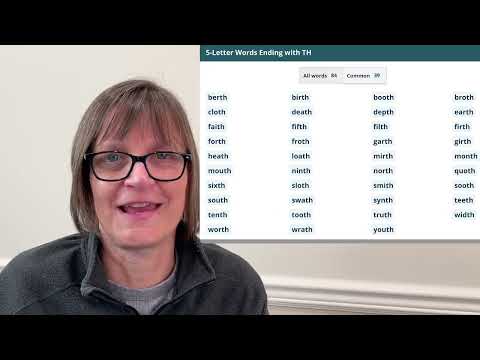 How to Pronounce Words Ending with TH