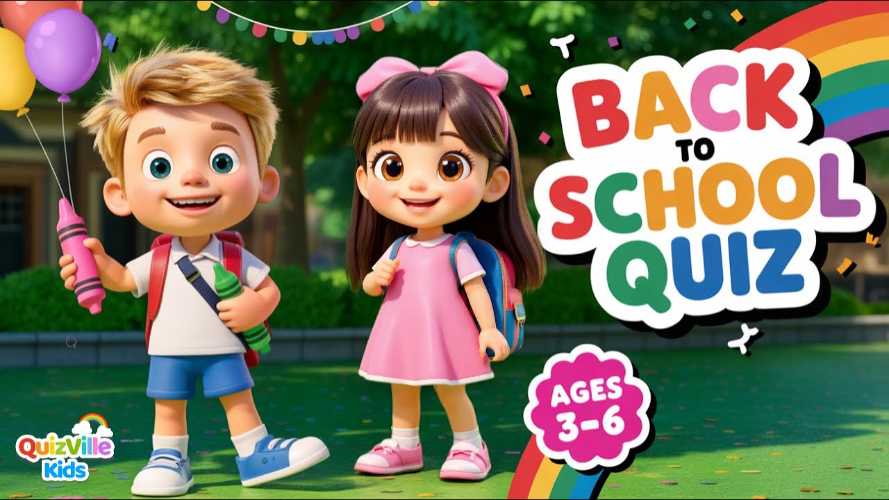 🎯 Back to School Quiz Game | Can You Beat All the Puzzles? 🏆