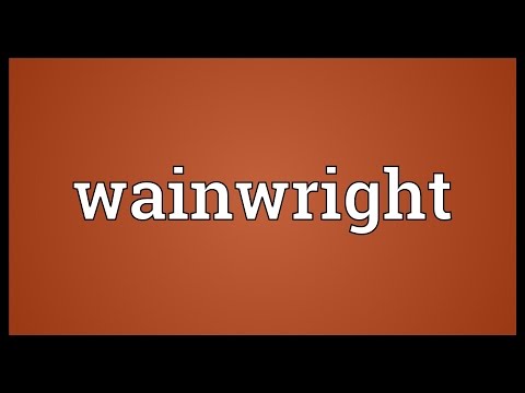 Wainwright Meaning