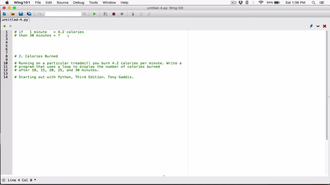 4.2. Calories Burned - Python