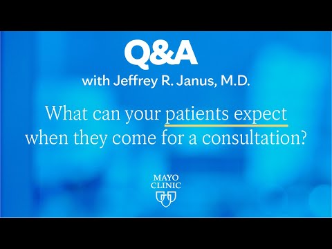 What can your patients expect when they come for a consultation?