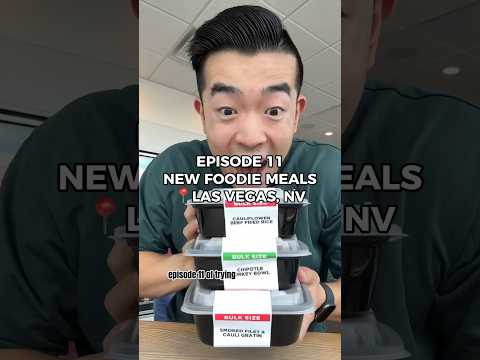 Trying the NEWEST MEAL PREP at Foodie Fit in Las Vegas