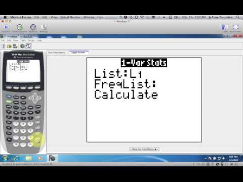 01 Standard Deviation on Calculator