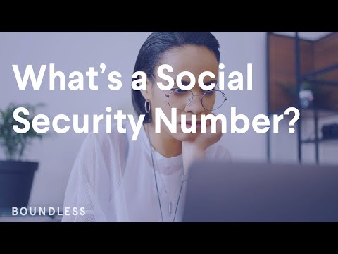 What’s a Social Security Number?