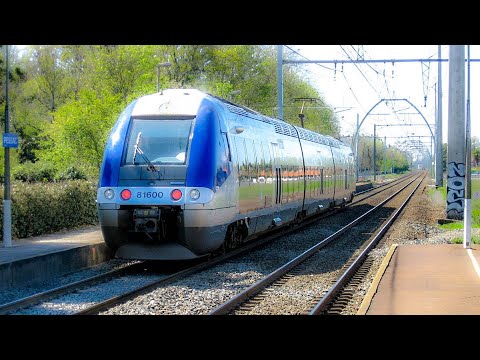 Riding the Train From Biarritz To Bordeaux, France