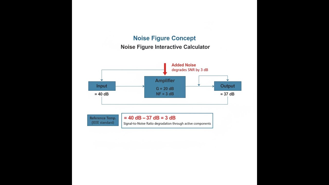Noise Figure Interactive Calculator - Instructions Video