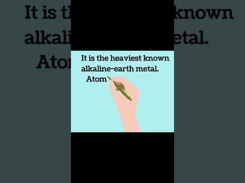 amazing facts about radium element #chemistry #science #study #viral #radium #sciencekahawankund