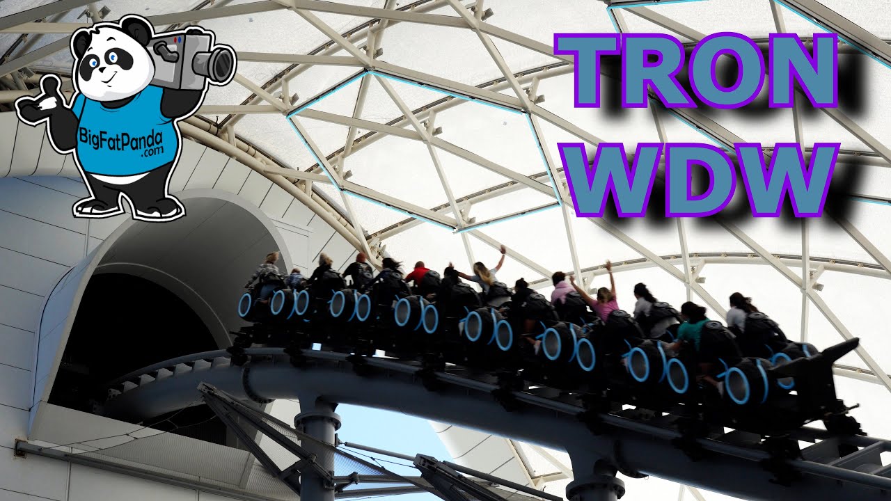 MyDisneyFix | TRON - Off Ride Coaster Shots - 4K - Walt Disney World ...