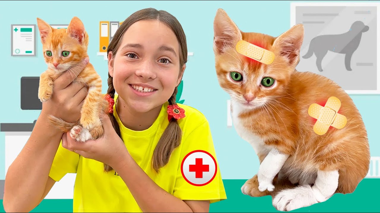 Sofia and stories about saving a little Kitten