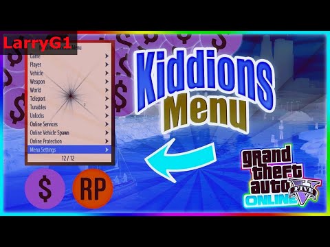 GTA V MOD MENU / GTA 5 KIDDIONS MOD MENU (ONLINE) / GTA 5 MONEY FREE / GTA 5 HACK DOWNLOAD