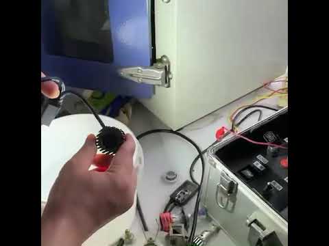 IP67 waterproof test of vehicle lamp.