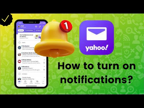 How to turn on notifications in Yahoo Mail?