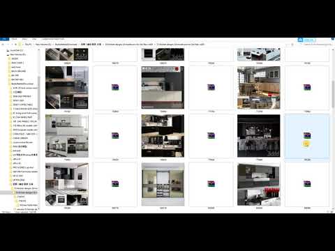 Download 53 kitchen designs 3d models pro for 3ds Max vol04, Dropbox link