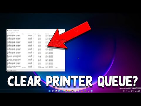 How To Clear The Printer Queue - Windows 11