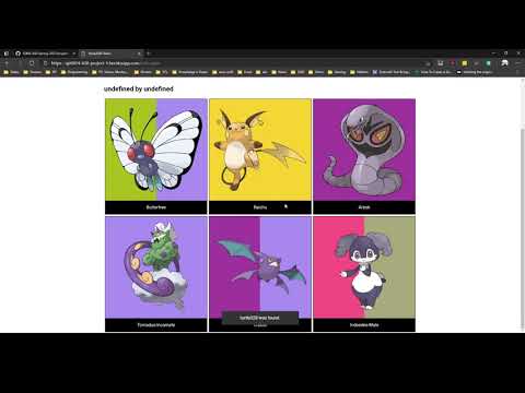 Pokemon Team Builder App Demo